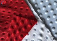 China Oeko-Tex Certified 100% Polyester Minky Dot Plush Fabric - 220 GSM, 1.5M Width for Baby Blankets & Apparel for sale