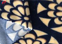 China 92 Polyester 8 Spandex Korean Velvet Fabric Microfiber Printed Fleece Fabric for sale