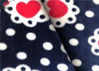 China 95% Polyester 5% Spandex Brushed Printed Velvet Velour Fabric 155cm for Baby Blanket for sale