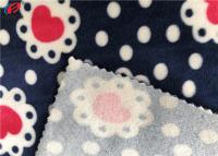 China 95% Polyester 5% Spandex Brushed Printed Velvet Velour Fabric 155cm for Baby Blanket for sale