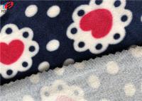 China 95% Polyester 5% Spandex Brushed Printed Velvet Velour Fabric 155cm for Baby Blanket for sale