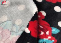 China Super Soft Polyester Microfiber Spandex Velvet Fabric / Minky Plush Fabric for sale