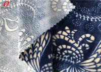 China Warp Knitted Poly Spandex Velvet Fabric Stretch Handfeel Customized Color for sale