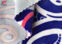 China 95% Polyester 5% Spandex Printed Minky Plush Velvet Fabric Anti Pilling 240GSM 58 Inch for sale