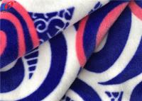China 95% Polyester 5% Spandex Printed Minky Plush Velvet Fabric Anti Pilling 240GSM 58 Inch for sale