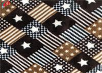 China Custom Screen Print 92% Polyester 8% Spandex Stretch Velvet Knit Fabric 240gsm 150cm for sale