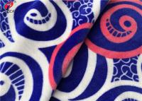 China 95% Polyester 5% Spandex Printed Minky Plush Velvet Fabric Anti Pilling 240GSM 58 Inch for sale