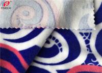 China 95% Polyester 5% Spandex Printed Minky Plush Velvet Fabric Anti Pilling 240GSM 58 Inch for sale