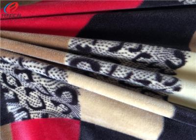 China Printed Polyester Spandex Velvet Fabric 58/64 Inch 220 GSM for Dress and Upholstery for sale