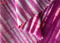 China Full Dull Strip Printed Strong Stretch Nylon Spandex Swimwear Fabric 60 inch 190 GSM for sale