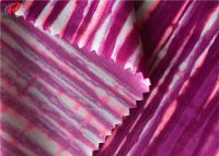 China Antistatic Lycra Stripe Printed Nylon Spandex Fabric Bikini Fabric for sale