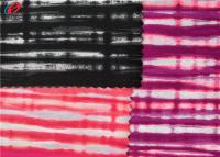China Full Dull Strip Printed Strong Stretch Nylon Spandex Swimwear Fabric 60 inch 190 GSM for sale