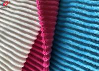 China Textile Material Poly Jacquard Strip Velboa Minky Plush Fabric For Sofa for sale
