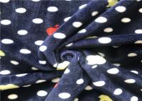China One Side Print Spandex Velvet Fabric Warp Knitting Polyester Super Soft for sale