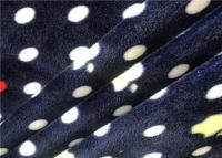 China One Side Print Spandex Velvet Fabric Warp Knitting Polyester Super Soft for sale