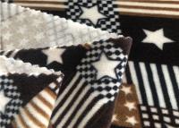 China Soft Hand Feel Spandex Velvet Fabric 240gsm 150cm Custom Printing for Baby Blanket for sale