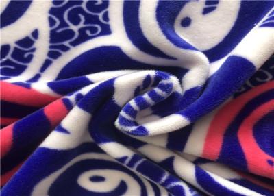 China Red Stretch Spandex Velvet Fabric 94% Polyester 6% Spandex 205gsm 172cm Width for sale