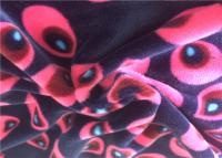 China Soft Hand Feel Spandex Velvet Fabric 240gsm 150cm Custom Printing for Baby Blanket for sale