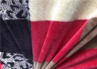 China Super Smooth Touch Bright Printed Spandex Velvet Fabric 95 Polyester 5 Spandex for sale