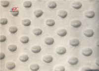 China 100% Polyester Minky Dot Plush Fabric 200cm Width 260gsm for Baby Blanket for sale