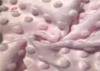 China Environment Plain Dyed Minky Dot Fabric For Children Cloth Blanket for sale
