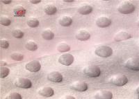 China Pink Colour Plush Minky Pl For Baby Plush Blanket Material 160CM Width for sale