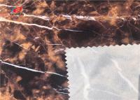 China Dark Colour Stretch Polyester Fabric Polar Fleece Complex Print For Jackets for sale