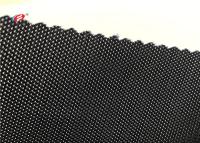 China Black Sports Mesh Fabric 90% Nylon 10% Spandex Breathable 155cm Width for T-Shirts for sale