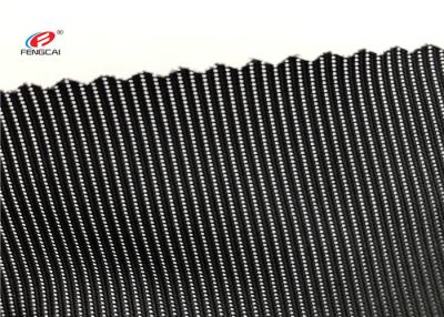 China Black Sports Mesh Fabric 90% Nylon 10% Spandex Breathable 155cm Width for T-Shirts for sale