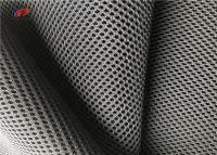 China Warp Knitted 3D Polyester Athletic Mesh Fabric / Lining Fabric 200-300gsm Weight for sale