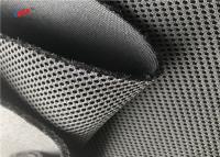 China Warp Knitted 3D Polyester Athletic Mesh Fabric / Lining Fabric 200-300gsm Weight for sale