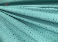 China Blue High Strength Warp Knitted Fabric Polyester Spandex Butterfly Mesh Fabric for sale