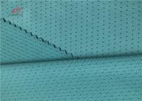 China Blue High Strength Warp Knitted Fabric Polyester Spandex Butterfly Mesh Fabric for sale