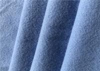 China Blue 220GSM Warp Knit Poly Tricot Fabric for School Garments 150cm Width for sale