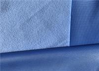 China Blue 220GSM Warp Knit Poly Tricot Fabric for School Garments 150cm Width for sale