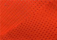 China 155cm Width 100gsm Fluorescent Mesh Fabric - 1.5mm Mesh Size for Safety Vests and Industrial Applications for sale