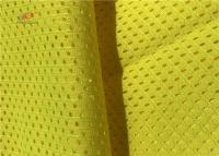 China Orange Colour 100% Polyester Fluorescent Bird eye Mesh safety vest Fabric for sale