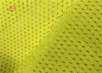 China Orange Colour 100% Polyester Fluorescent Bird eye Mesh safety vest Fabric for sale