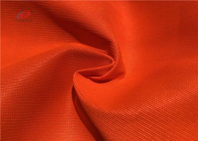 China Orange Colour 100% Polyester Fluorescent Bird eye Mesh safety vest Fabric for sale