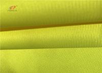 China Yellow 100% Polyester Fluorescent High Visibility Fabric - 130cm Width, 100gsm Weight for Safety Vests for sale