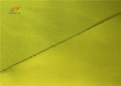 China Yellow 120GSM Reflective Fluorescent Fabric for Safety Vest and Workwear for sale