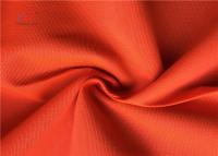 China EN 20471 Orange High Visibility 100% Polyester 120GSM Fluorescent Safety Vest Fabric 150cm for sale