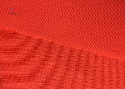 China EN 20471 Orange High Visibility 100% Polyester 120GSM Fluorescent Safety Vest Fabric 150cm for sale