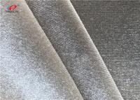 China Polyester Spandex Plush Velvet Fabric 250gsm 152cm Royal Blue Stretch Velvet Material for sale