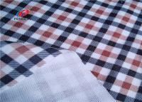 China Single Jersey Polyester Microfiber Fabric Dty Brush Print Striped Stocklot Knitted for sale