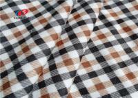 China Single Jersey Polyester Microfiber Fabric Dty Brush Print Striped Stocklot Knitted for sale