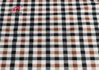 China Single Jersey Polyester Microfiber Fabric Dty Brush Print Striped Stocklot Knitted for sale