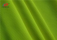 China Yellow Colour 100% Polyester Fluorescent Bird eye Mesh safety vest Fabric for sale