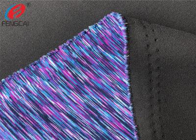China Yarn Dyed Weft Knitted Scuba Fabric 95% Polyester 5% Spandex 155cm Width 43 Colors for sale
