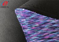 China Yarn Dyed Weft Knitted Scuba Fabric 95% Polyester 5% Spandex 155cm Width 43 Colors for sale